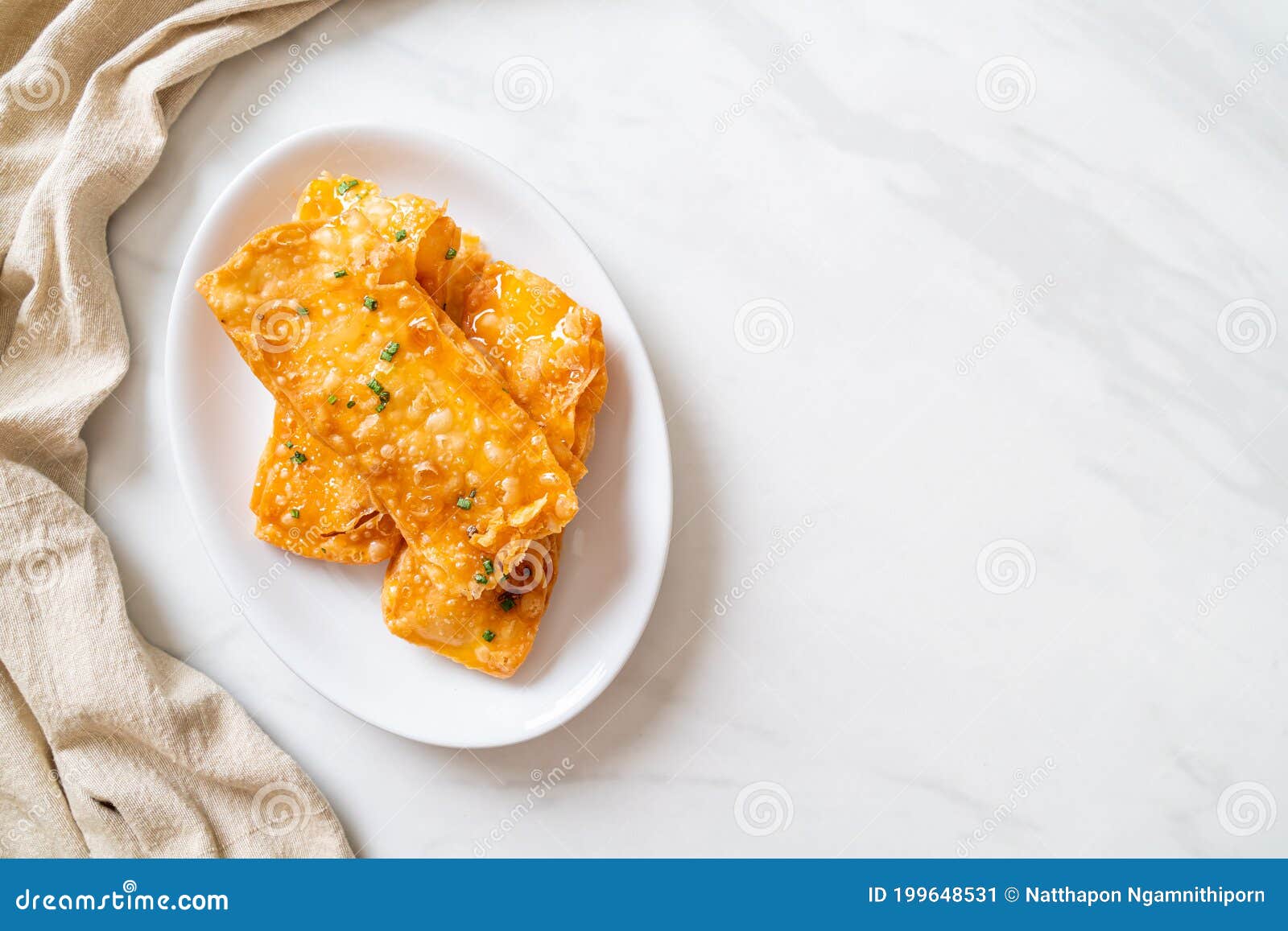 Crispy roti with sugar stock image. Image of bakery - 199648531