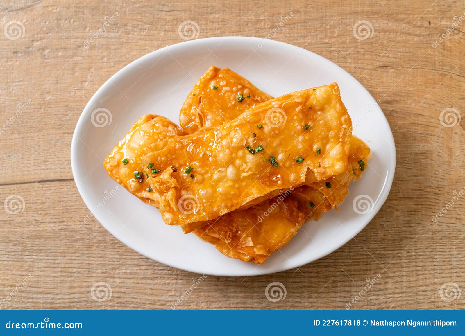 Roti With Sugar And Sweetened Condensed Milk. Thai Street Food Sweets ...