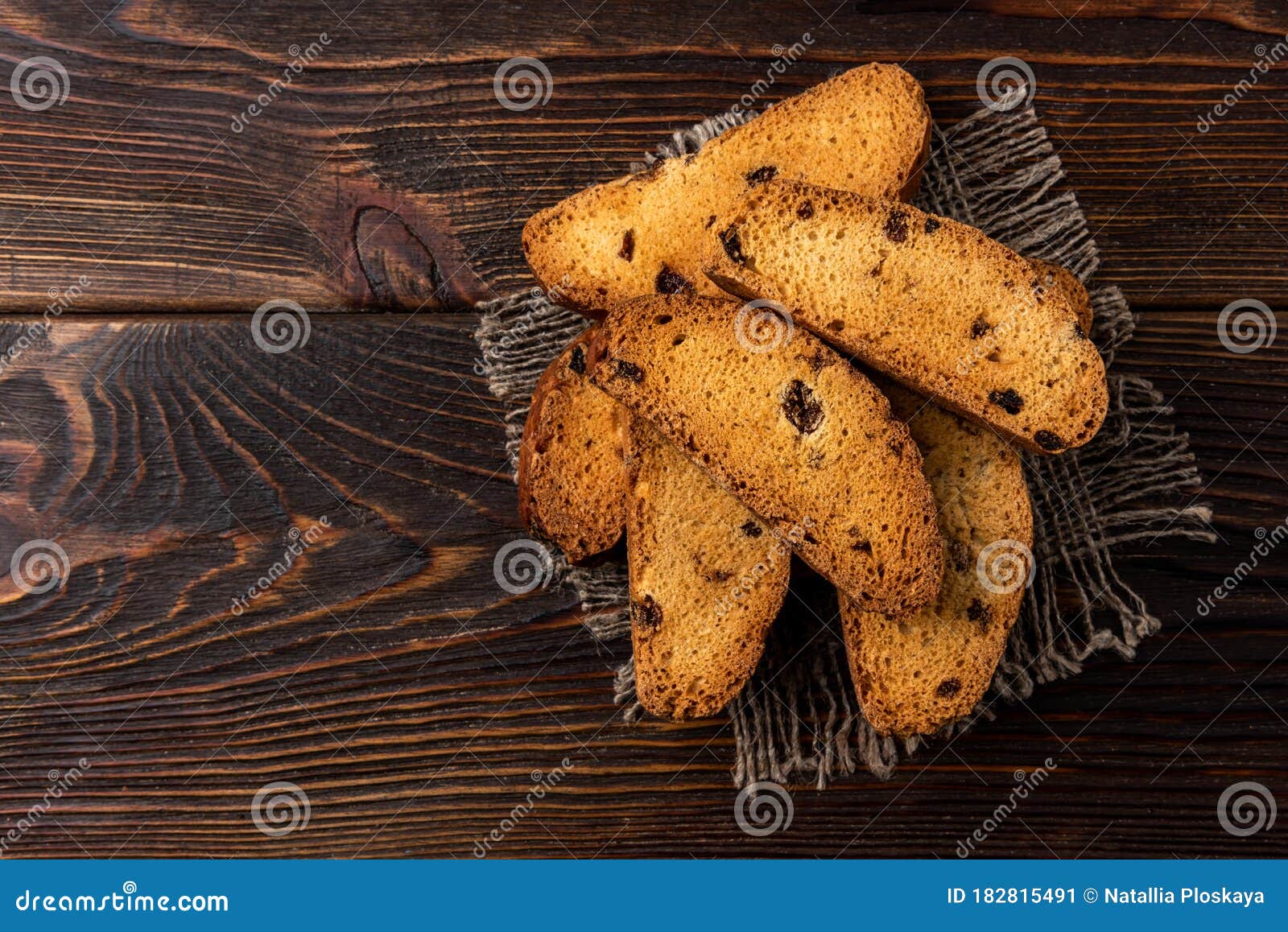Crispy Rusk, Cake Rusk On White Background Stock Image | CartoonDealer ...