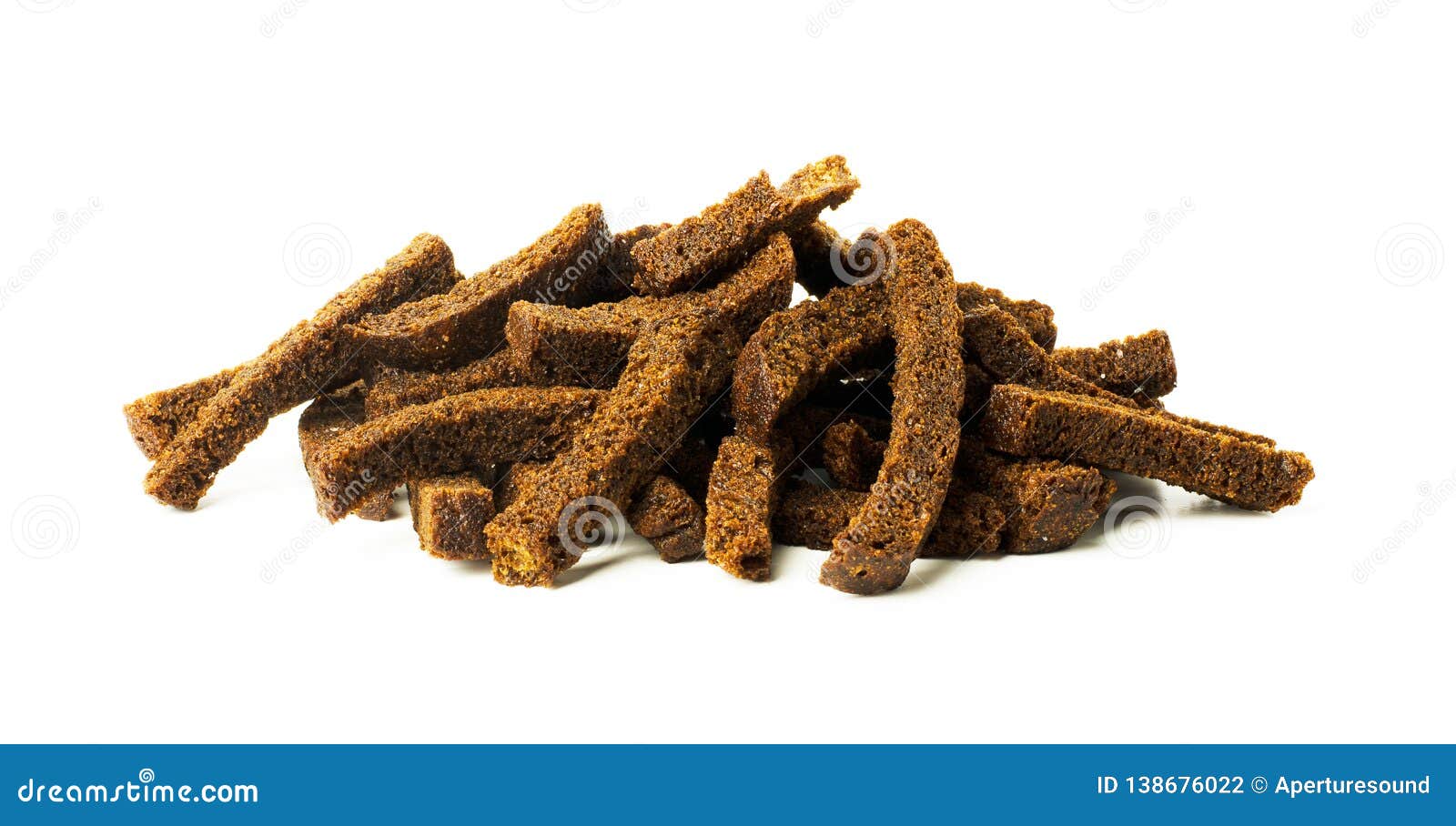 Crispy Rusk, Cake Rusk On White Background Stock Image | CartoonDealer ...