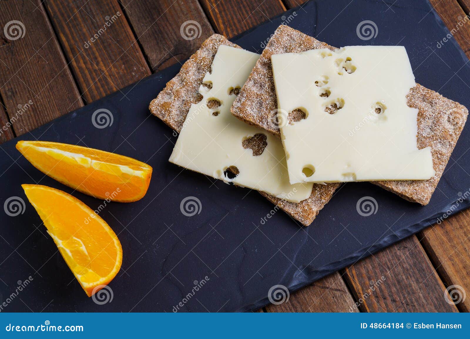 Crispy Rye Bread with Cheese Stock Photo - Image of hole, food: 48664184