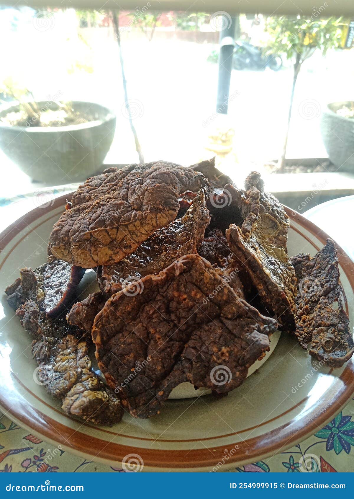 Crispy and salty cow stock image. Image of dessert, snack - 254999915