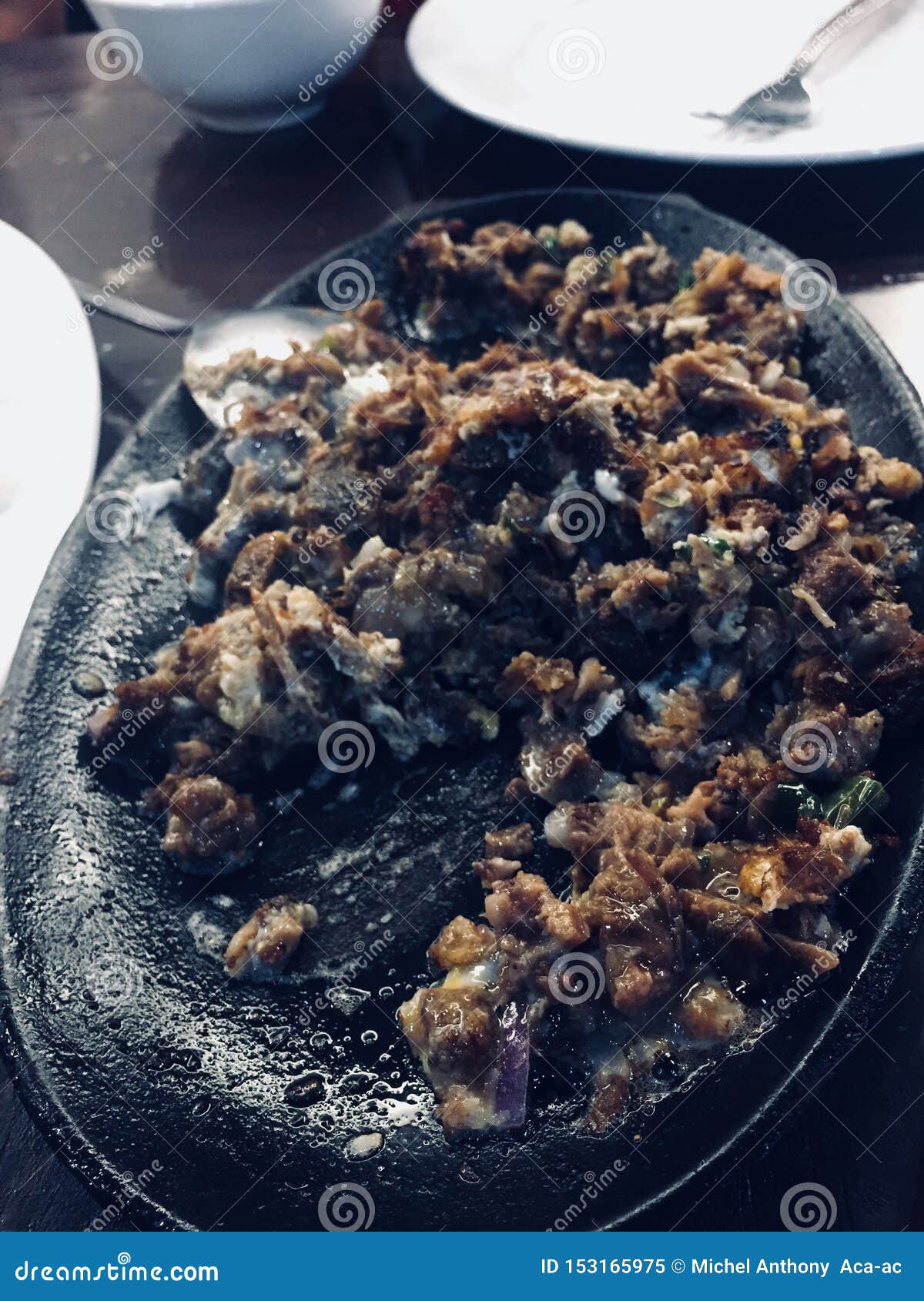 Crispy Sisig stock image. Image of sizzling, life, sisig - 153165975