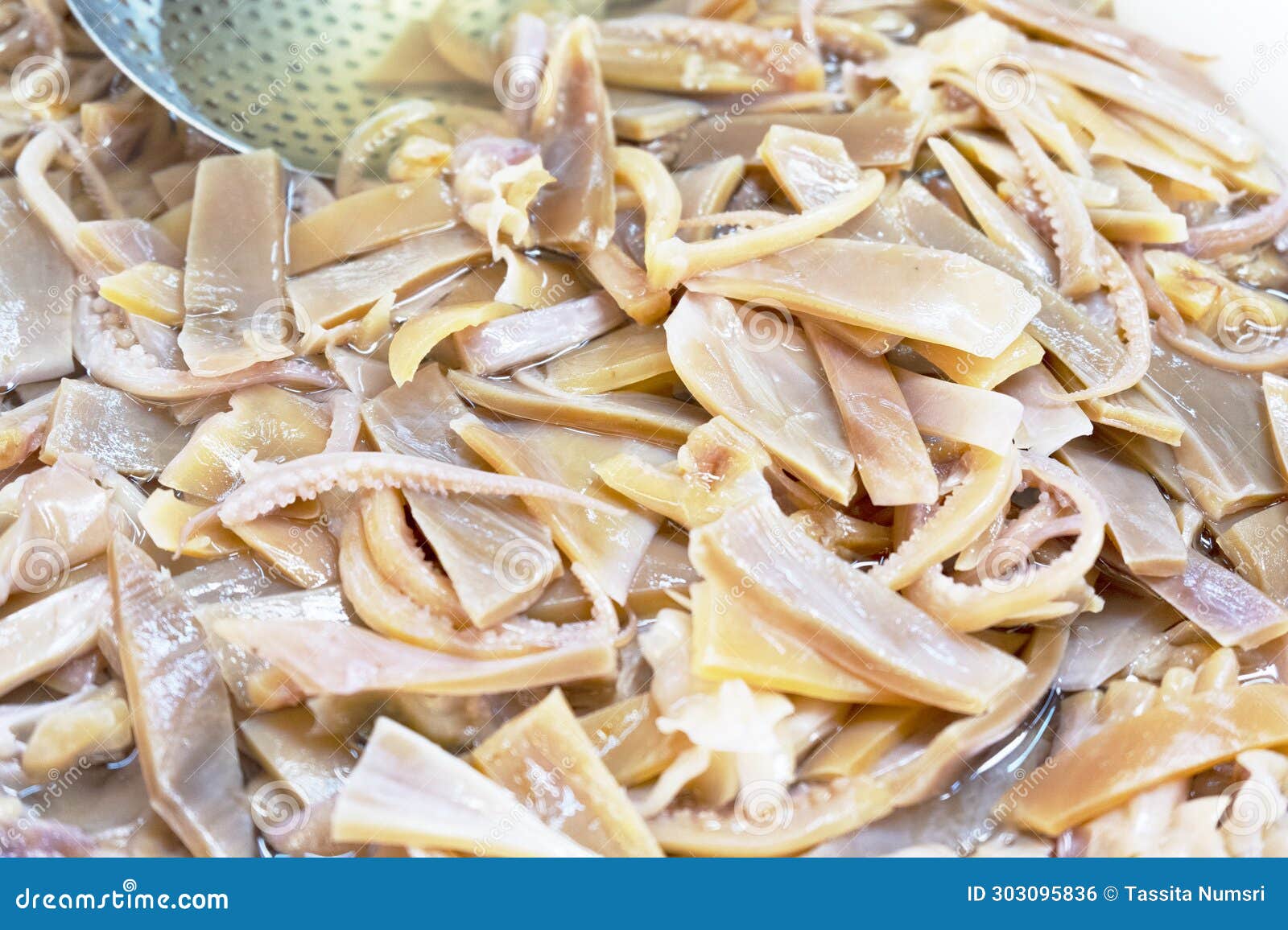 Crispy Squid or Pla-muek-grob,thai Food Stock Photo - Image of sliced ...