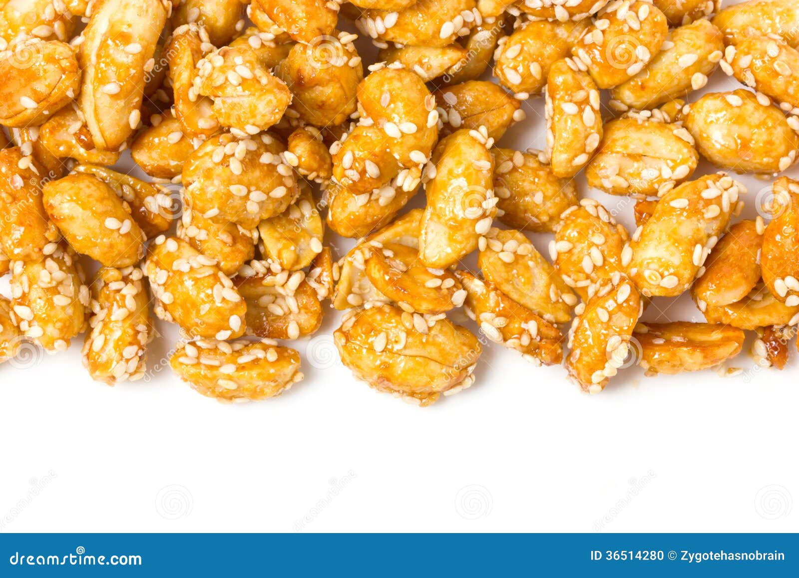 Crispy Sugared Nuts. stock photo. Image of crispy, edible - 36514280