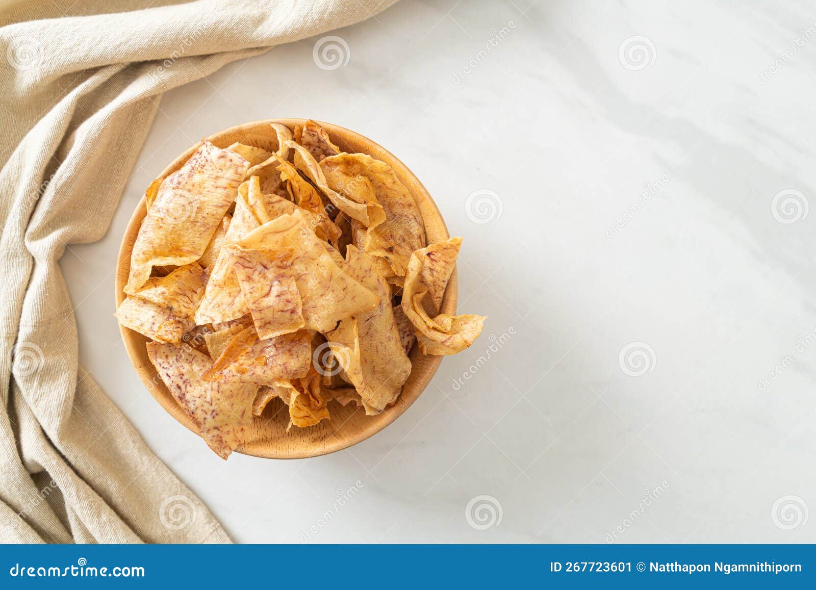 Crispy Sweet Taro Chips - Snack Stock Image - Image of crisps, asia ...