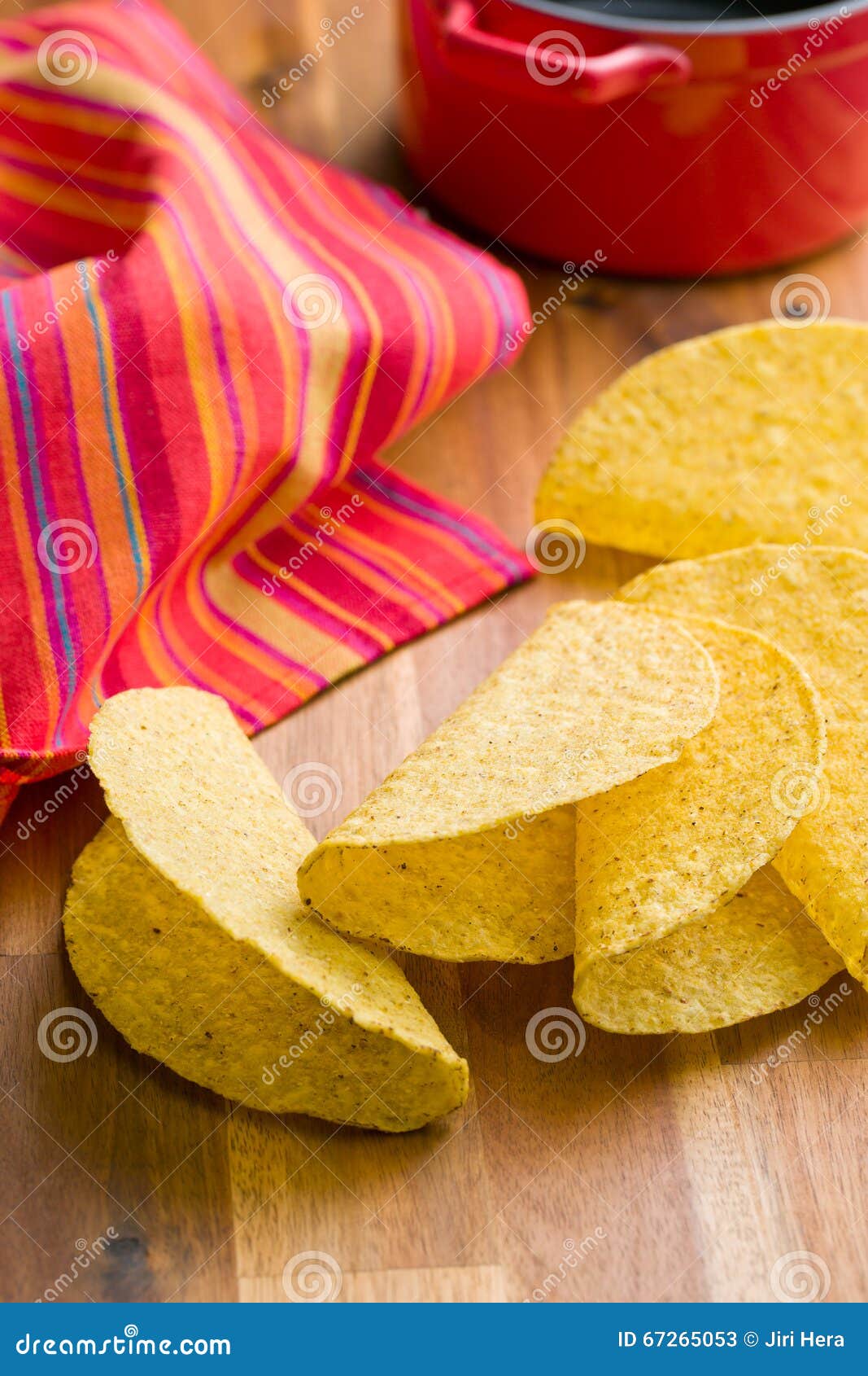 Crispy taco shells stock image. Image of corn, taco, spicy - 67265053