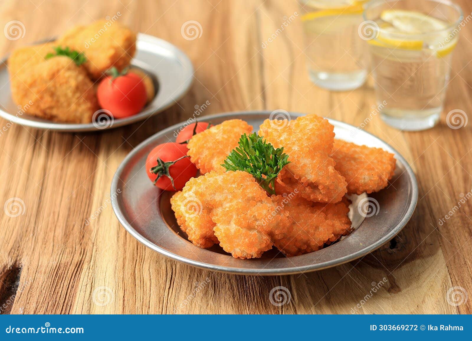 Crispy Taiwanese Bubble Nugget Stock Photo - Image of poultry, lunch ...
