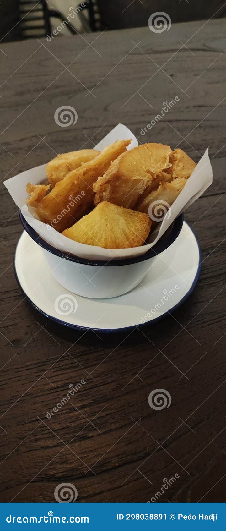 Crispy and Delicious Fried Cassava Stock Image - Image of crispy ...