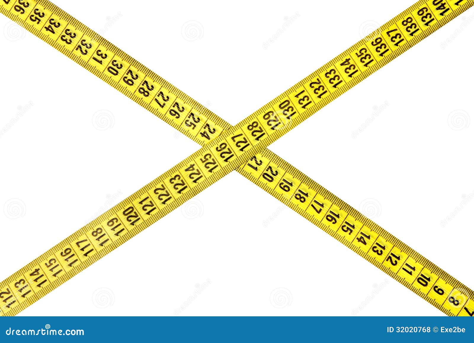 Criss-cross measuring tape stock photo. Image of precise - 32020768