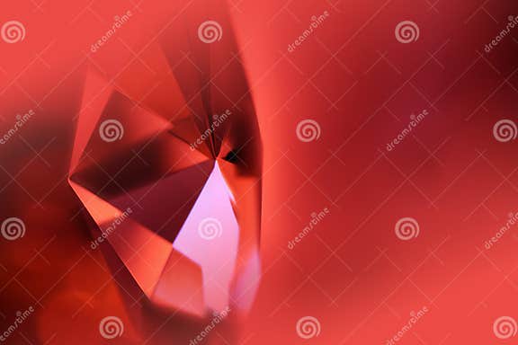 Cristal rouge photo stock. Image du abstrait, mystérieux - 2086448