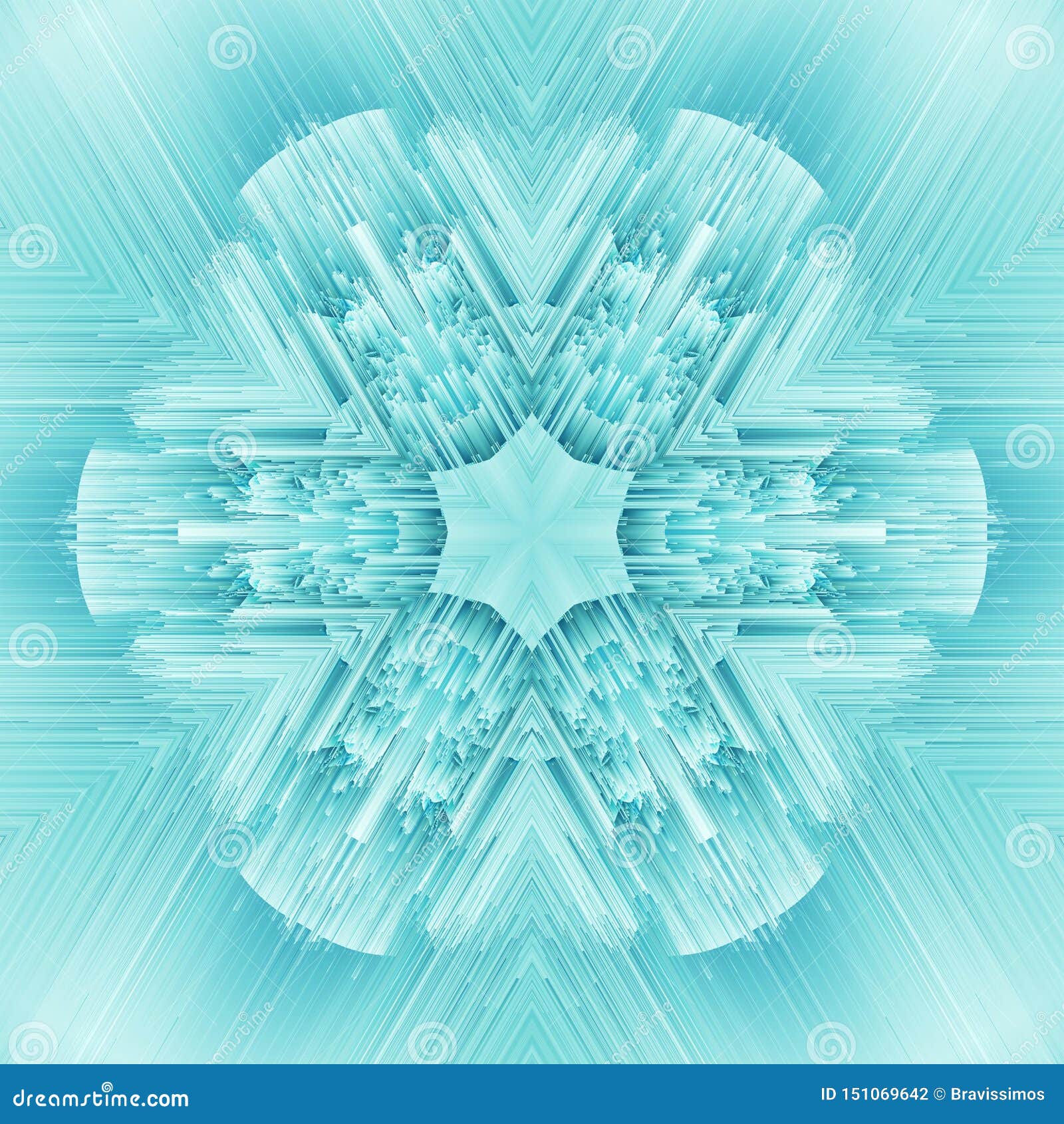 Cristal Symmetry Abstract Design Pattern. Geometry Illustration Stock ...