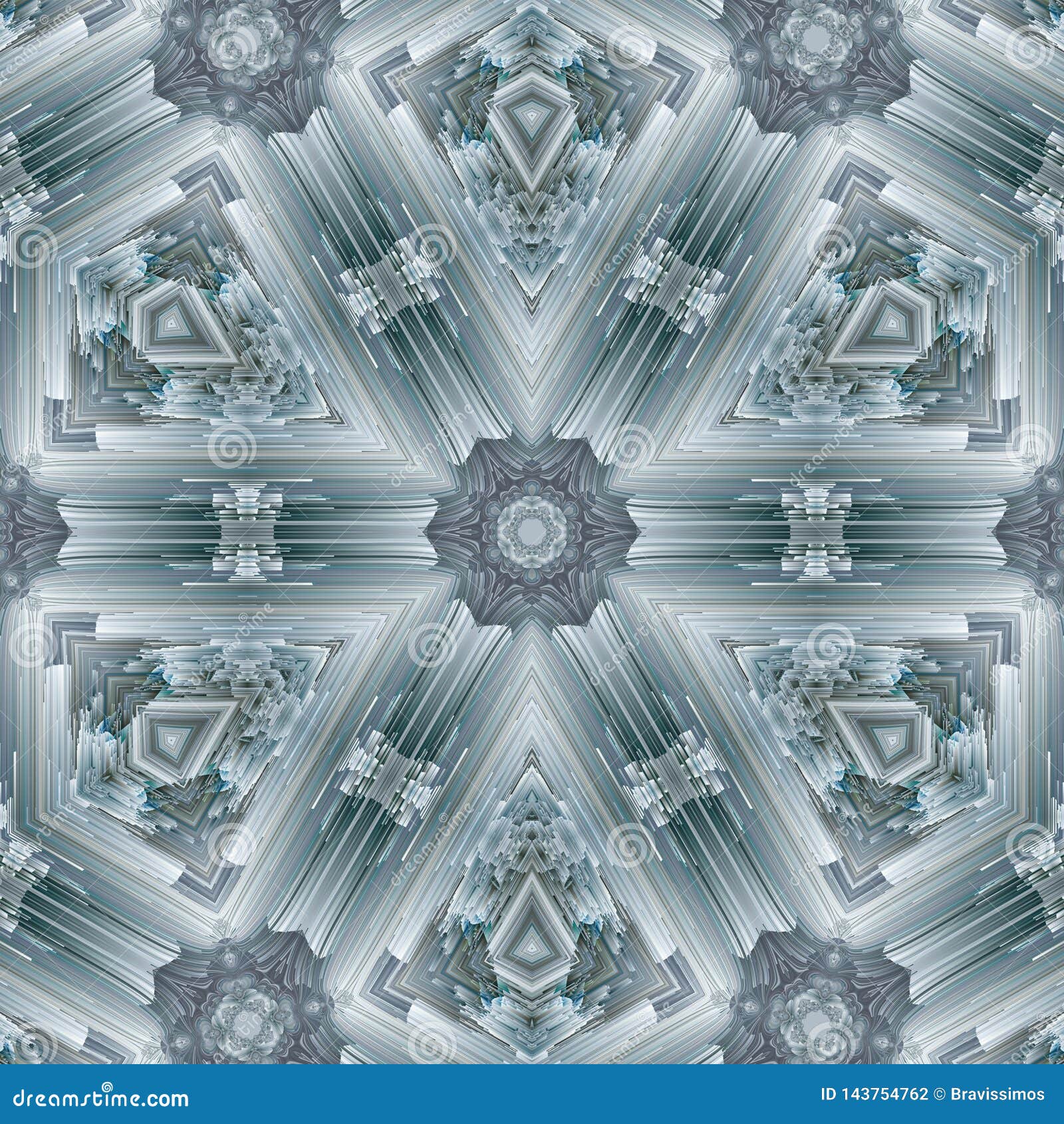 Cristal Symmetry Abstract Design Pattern. Illustration Backdrop Stock ...