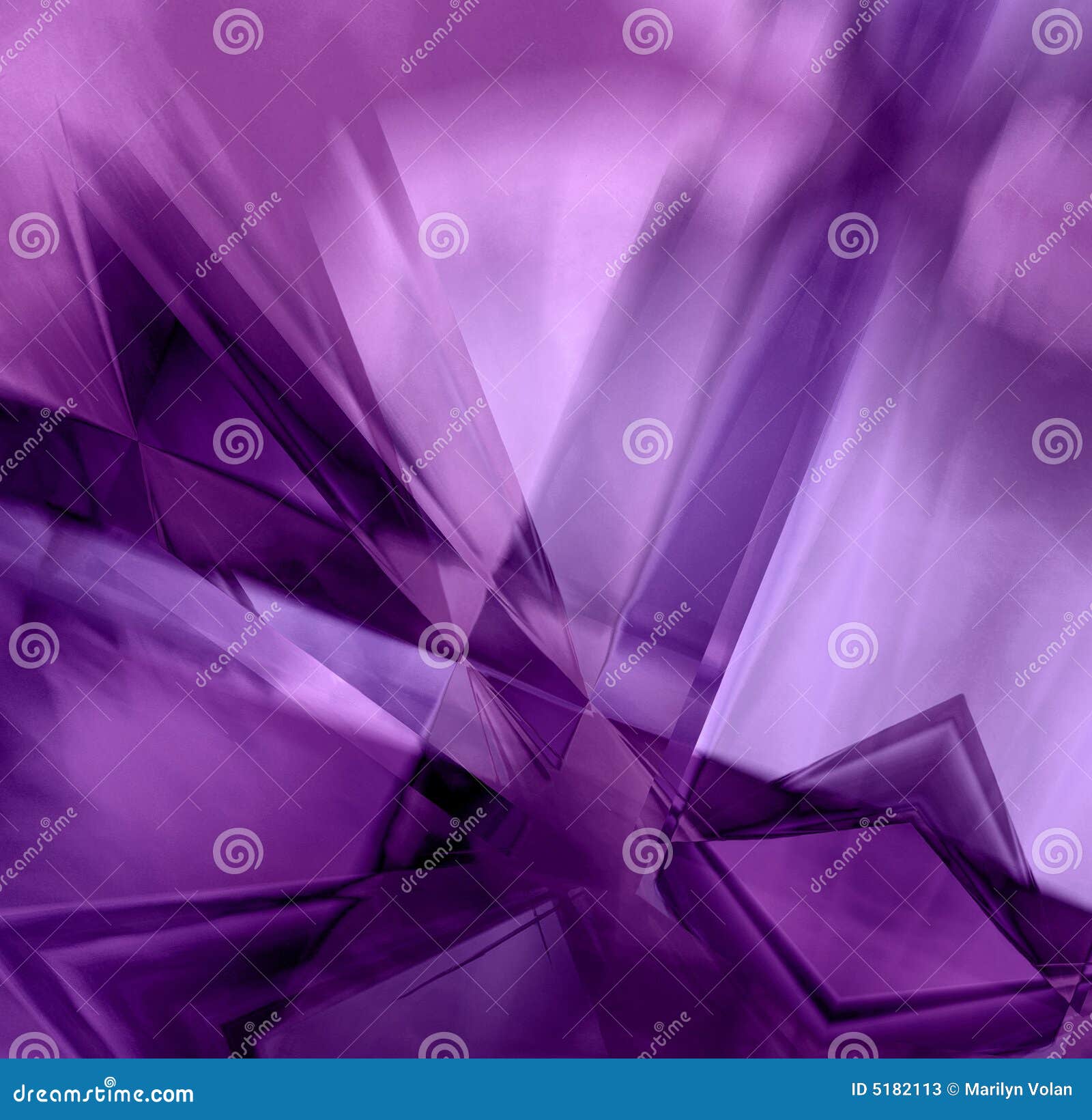 Cristalli viola del prisma illustrazione di stock. Illustrazione di ...