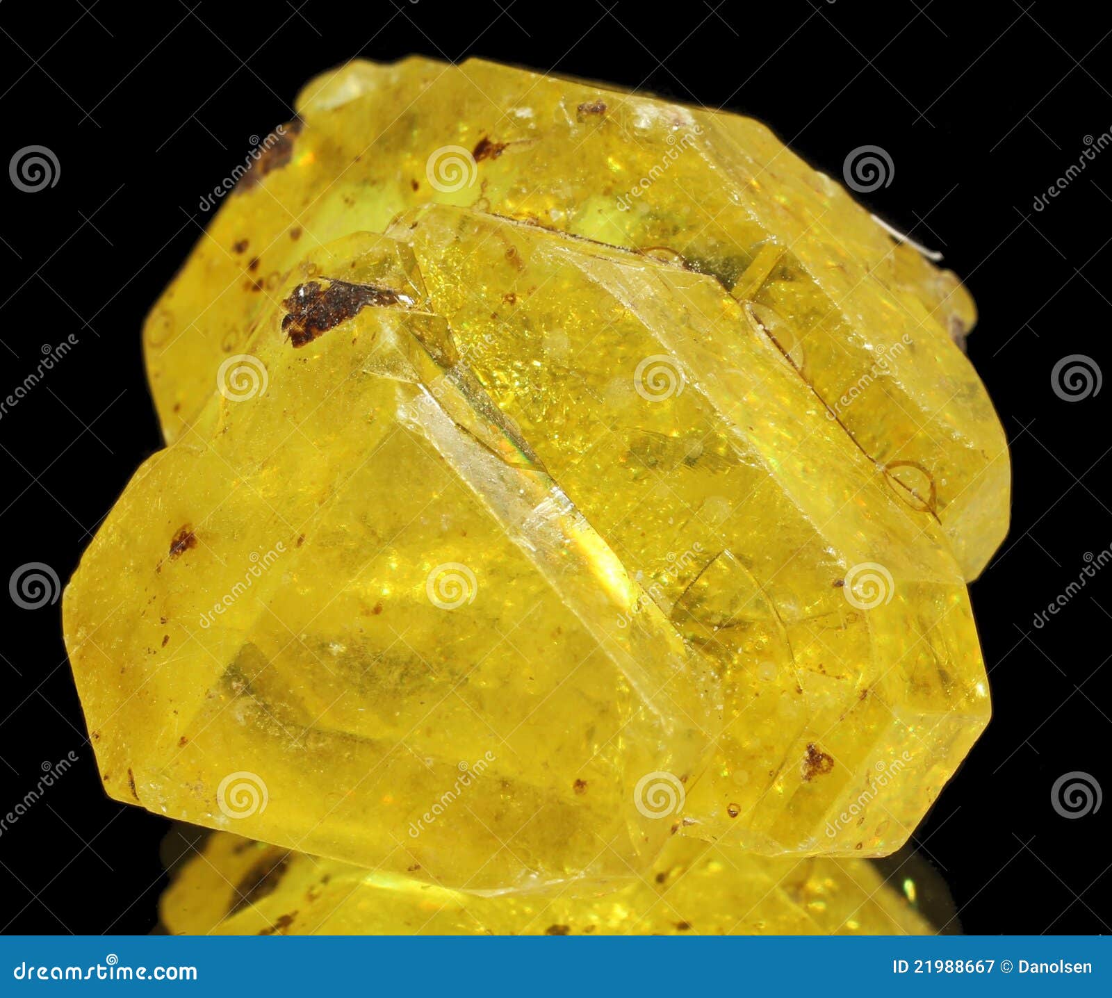 Cristallo dello zolfo immagine stock. Immagine di nave - 21988667