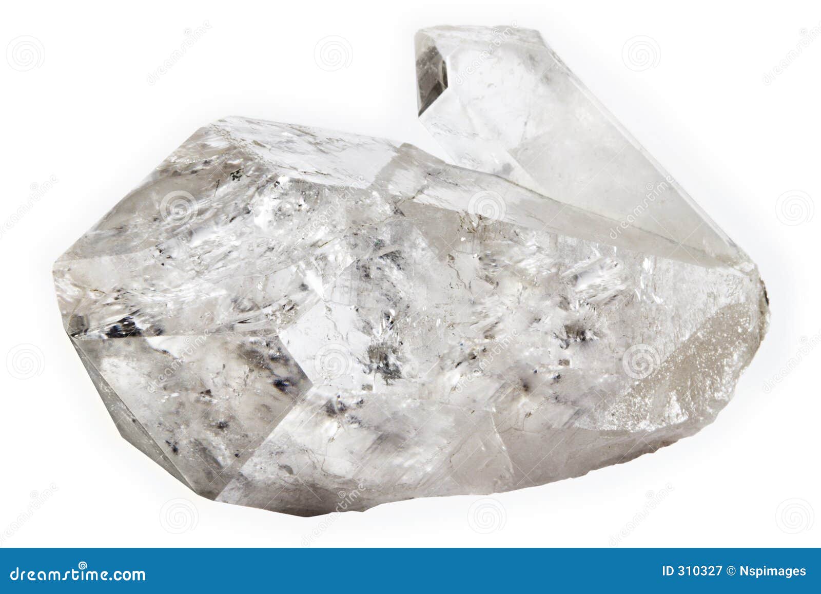 Cristallo di quarzo immagine stock. Immagine di metafisico - 310327