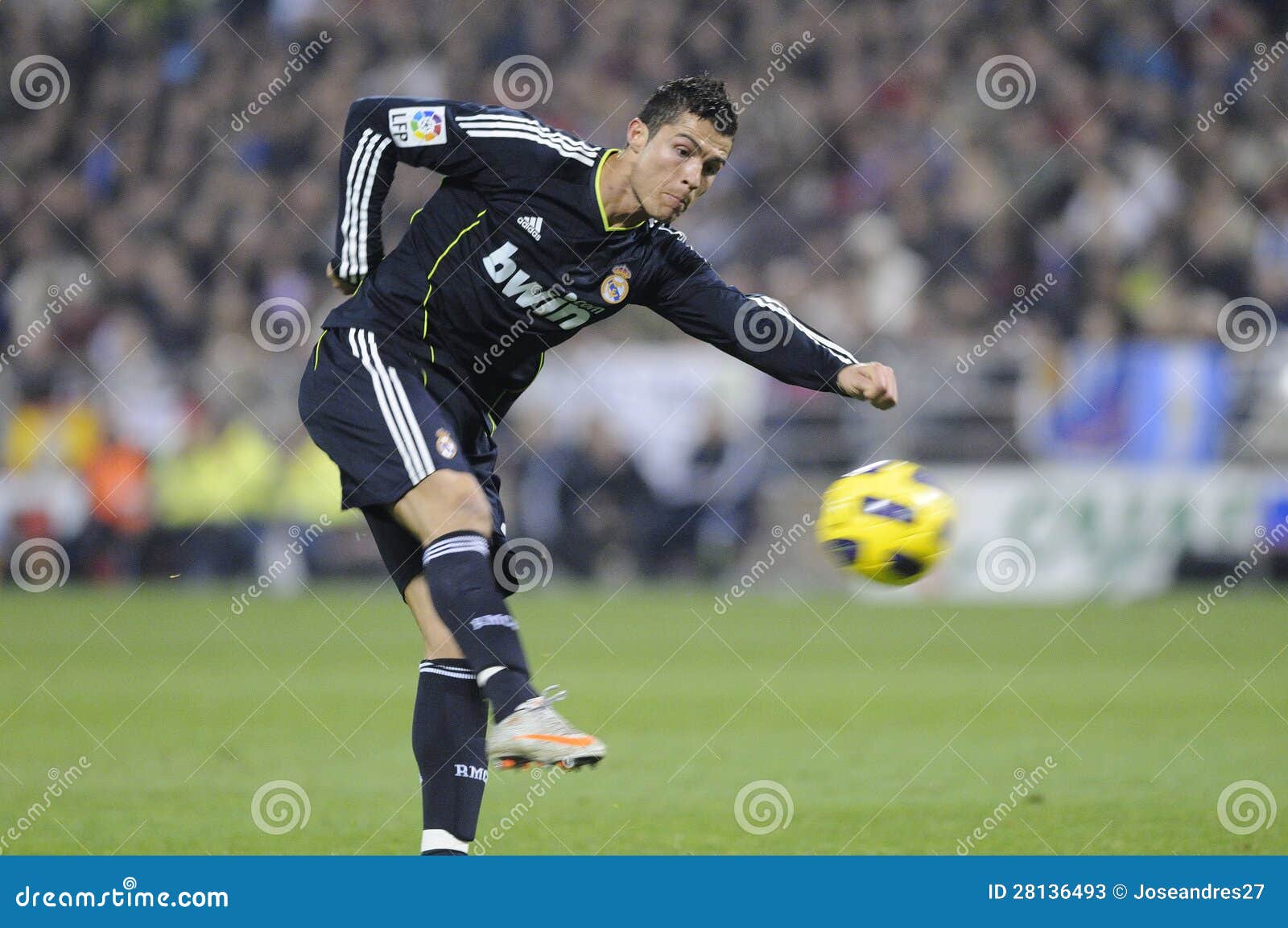 Cristiano ronaldo shooting editorial stock photo. Image of madrid ...
