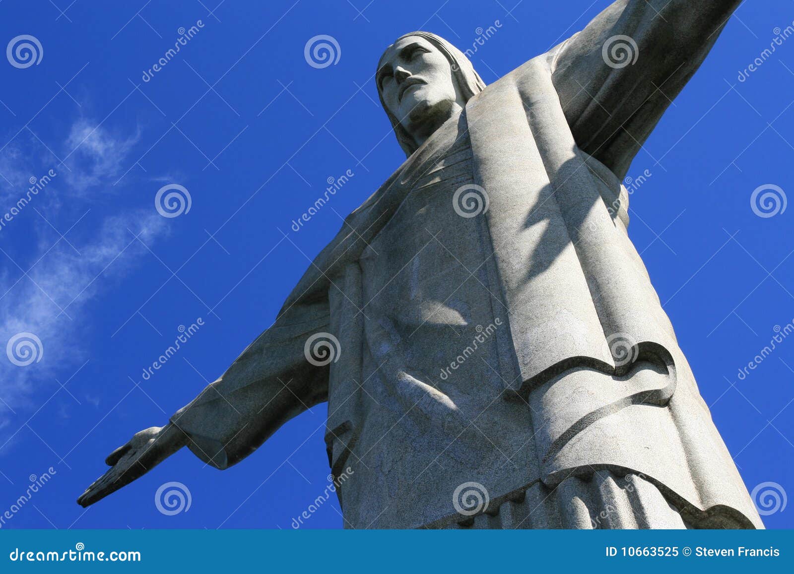 Cristo el redentor imagen editorial. Imagen de estatua - 10663525