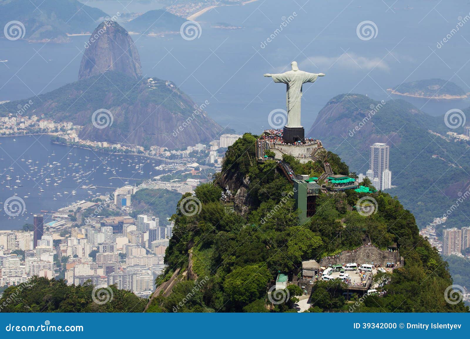 Cristo el redentor imagen editorial. Imagen de turismo - 39342000