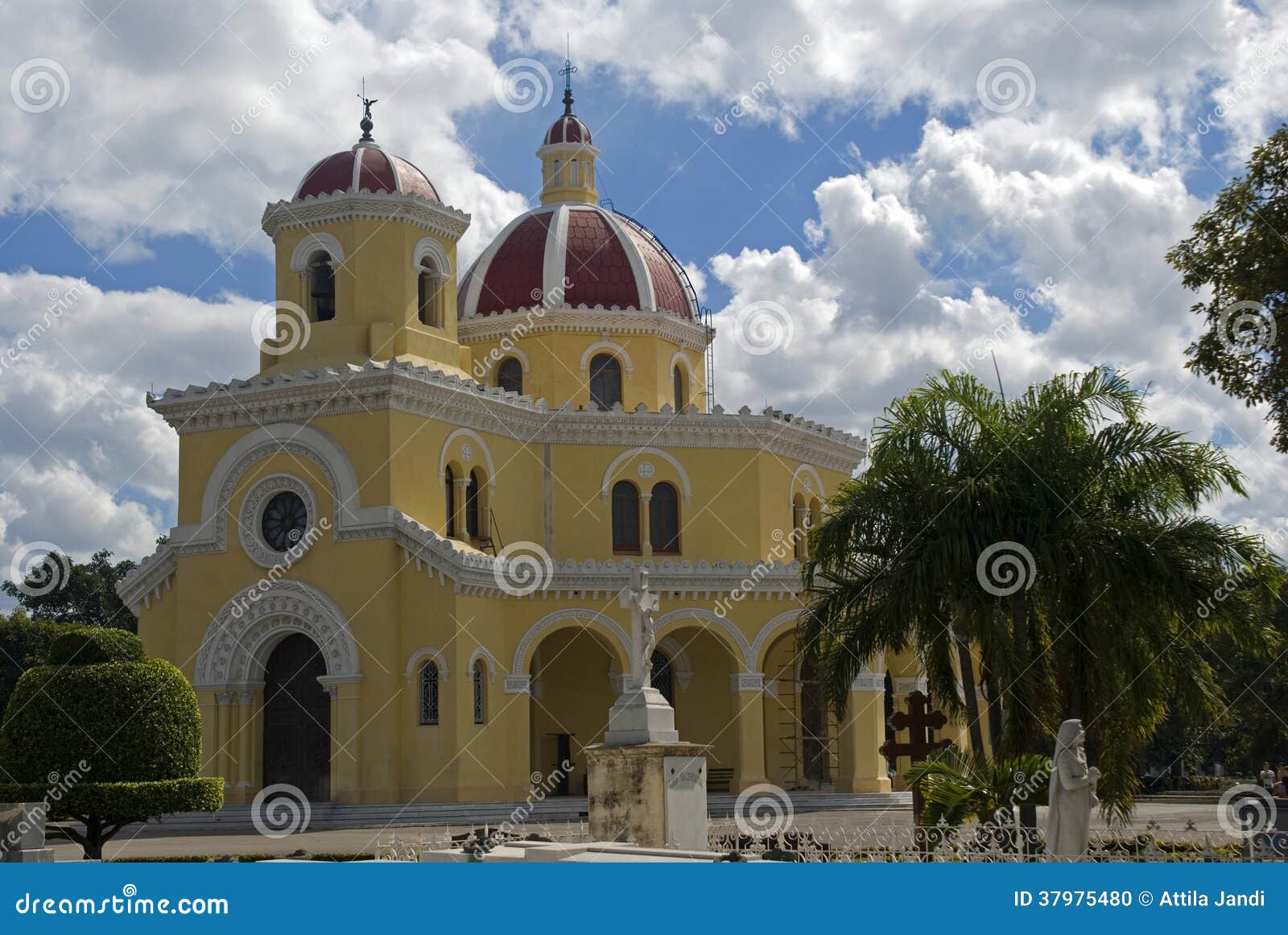Cristobal Colon Cemetery, Havana, Cuba Foto de Stock - Imagem de ...