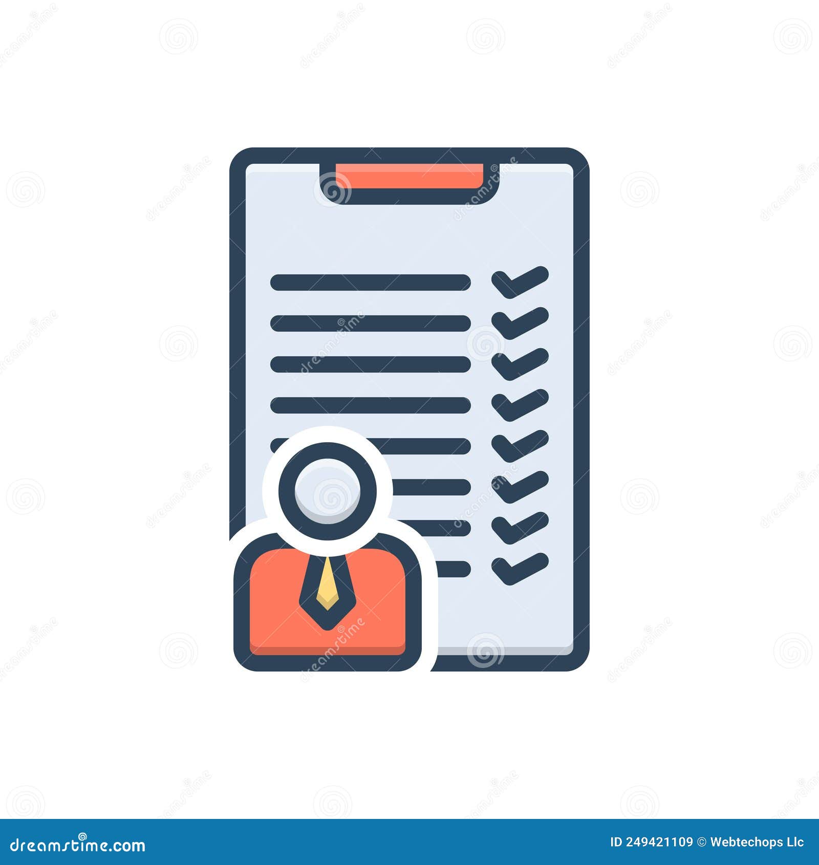 Color Illustration Icon for Criteria, Product and Selection Stock ...