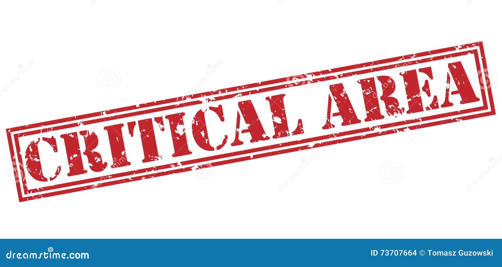 Critical area red stamp stock illustration. Illustration of banner ...