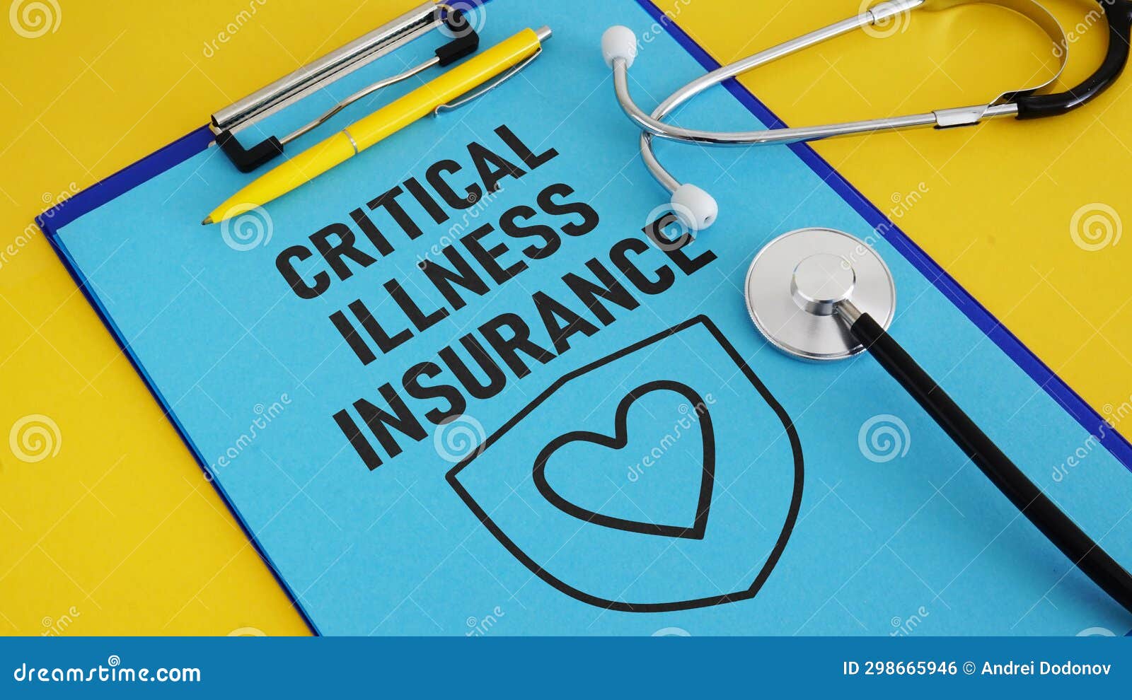 Critical Illness Insurance is Shown Using the Text Stock Photo - Image ...
