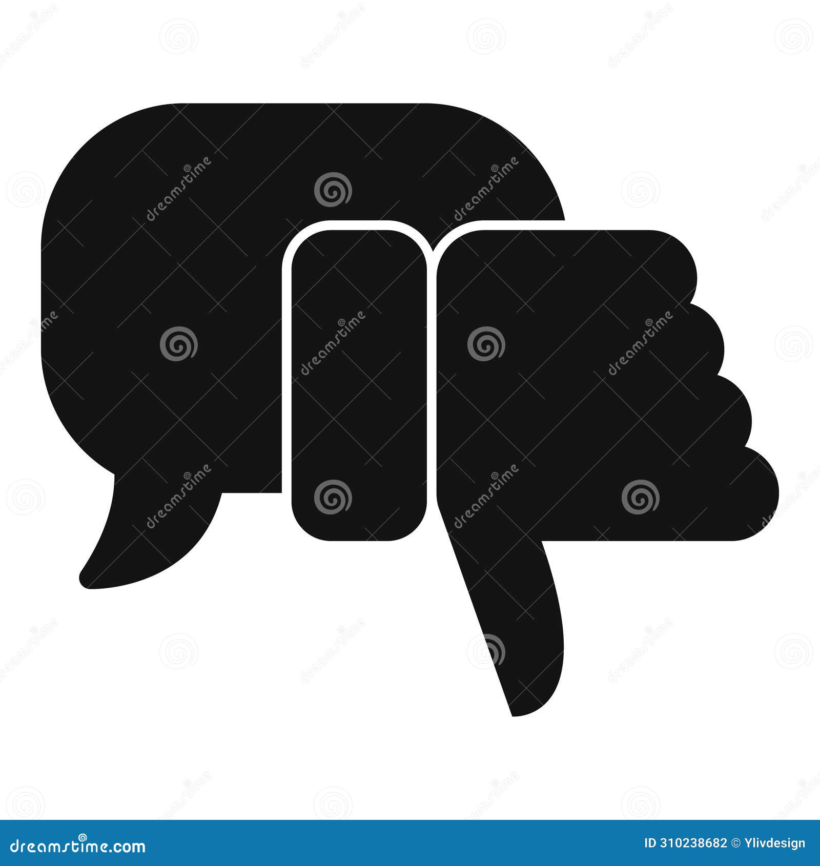 Critical Message Thinking Icon Simple Vector. Talk Innovation Stock ...