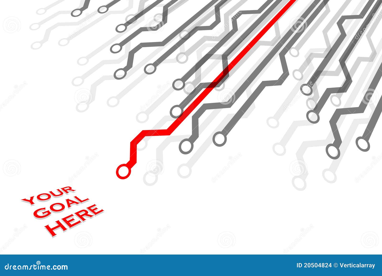 Critical Path stock illustration. Illustration of leadership - 20504824