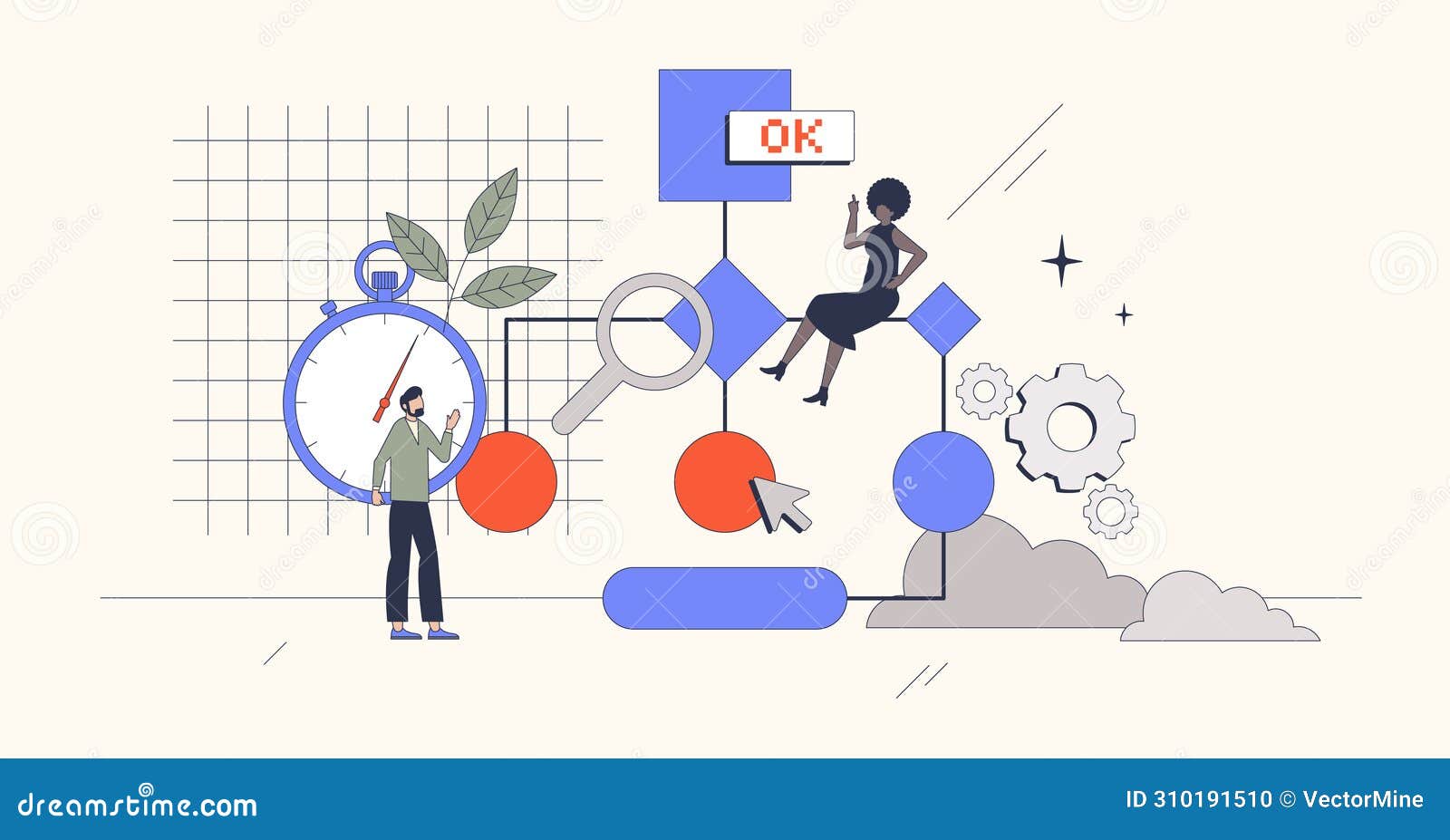 Critical Path Method As Project Management Tool Retro Tiny Person ...