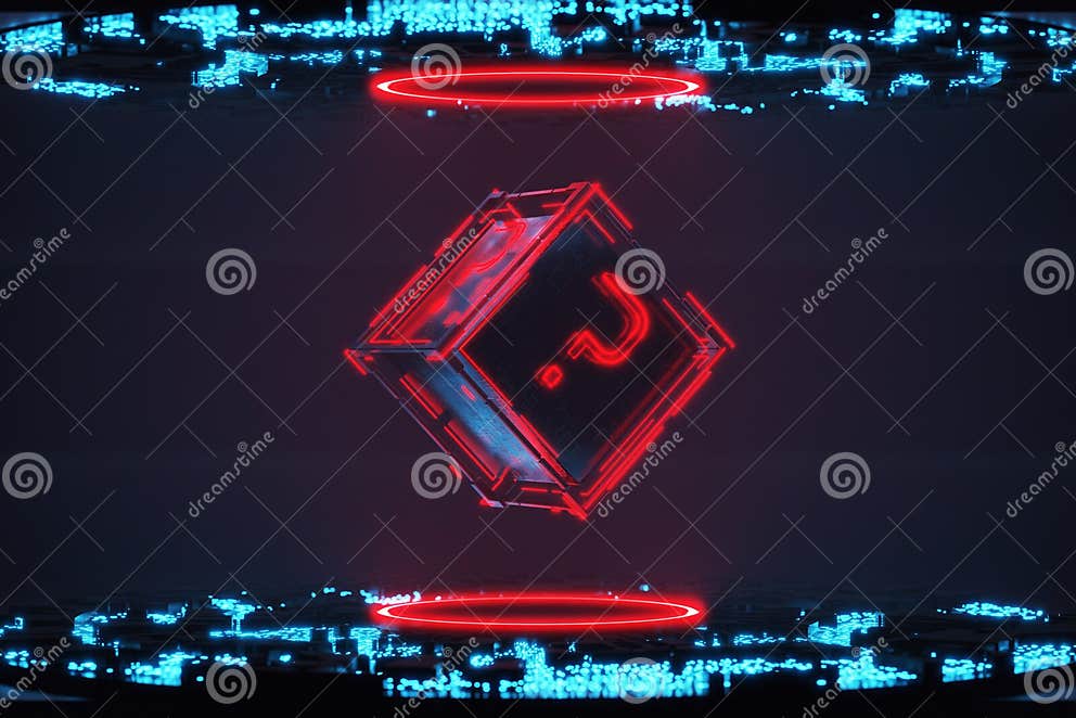 Critical Question. Important Question. Red Question Mark on an Abstract ...