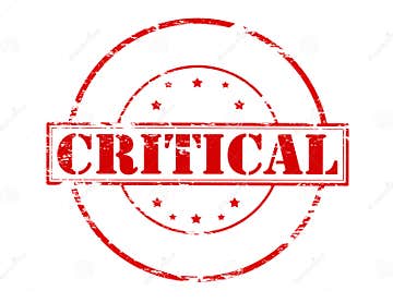 Critical stock illustration. Illustration of sign, grungy - 92047251