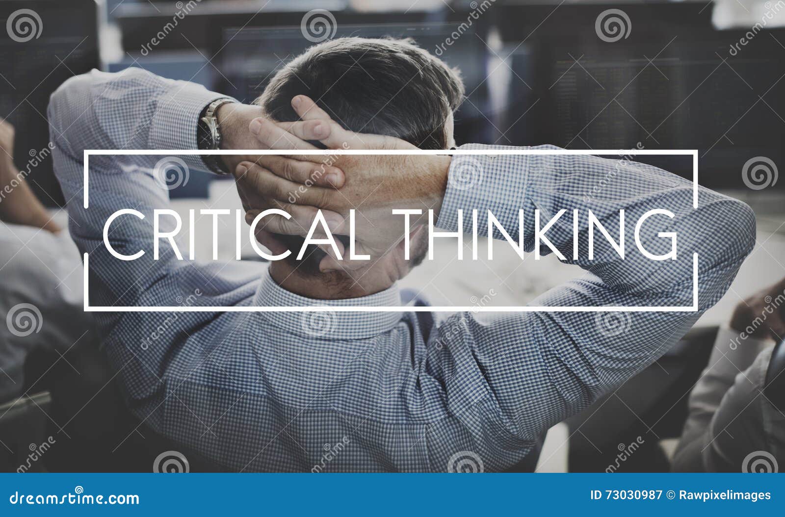 Critical Thinking Skills Concept, Wooden Stick Figure Arms Up, Big ...