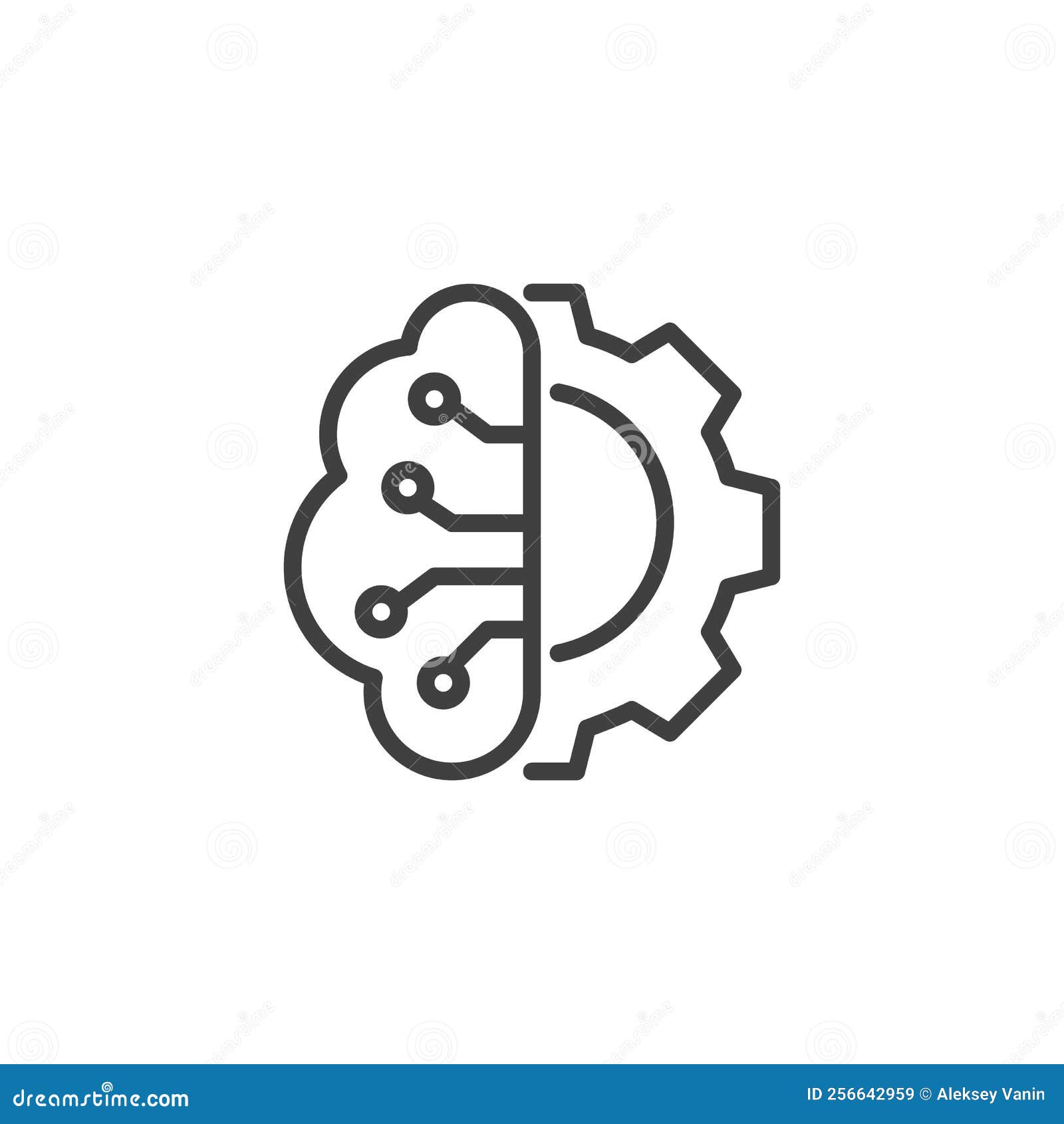 Critical Thinking Line Icon Stock Vector - Illustration of linear ...