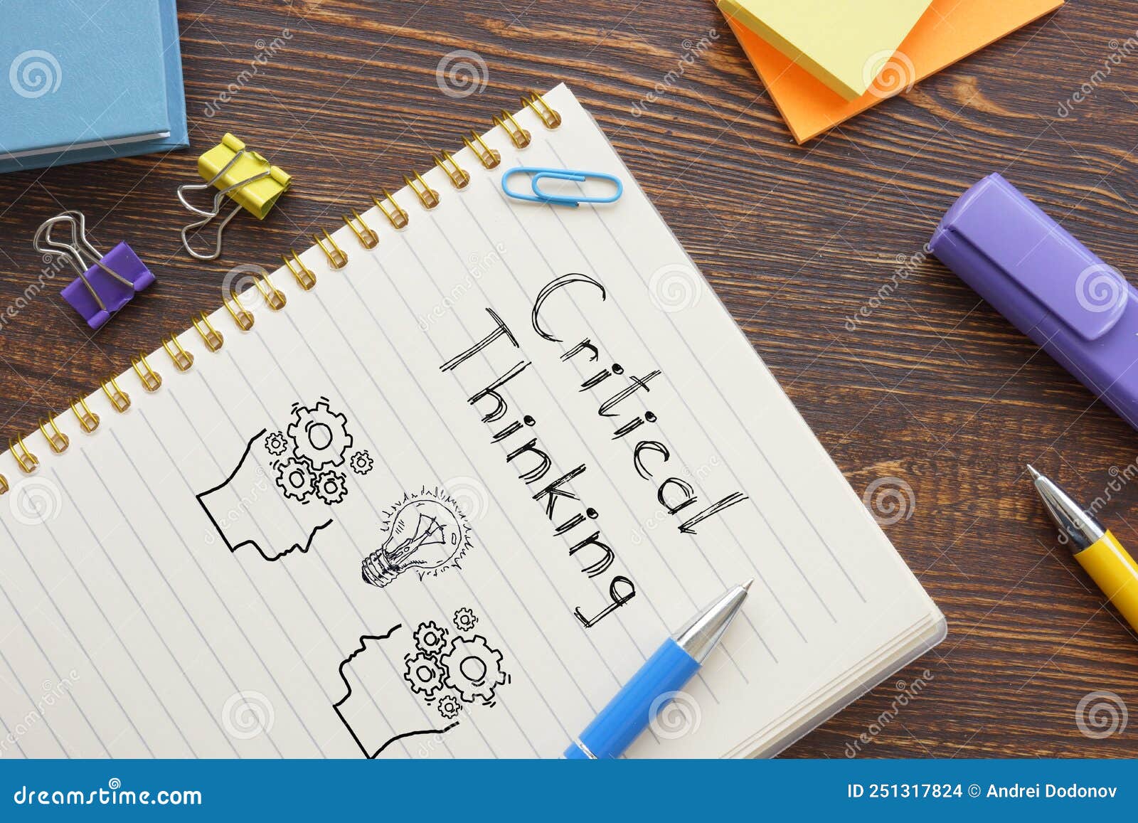 Critical Thinking is Shown Using the Text Stock Photo - Image of ... Critical Thinking is Shown Using the Text Stock Photo - Image of ...