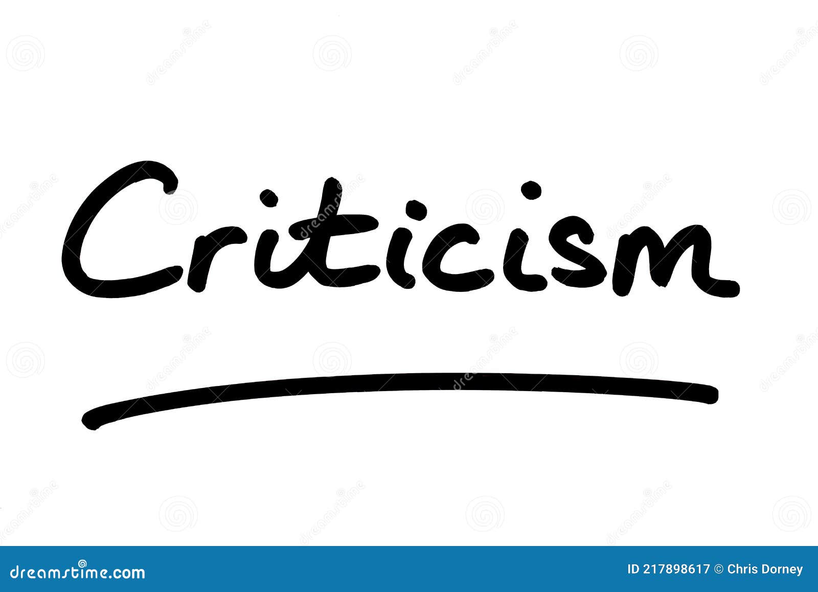Criticism stock illustration. Illustration of behaviour - 217898617
