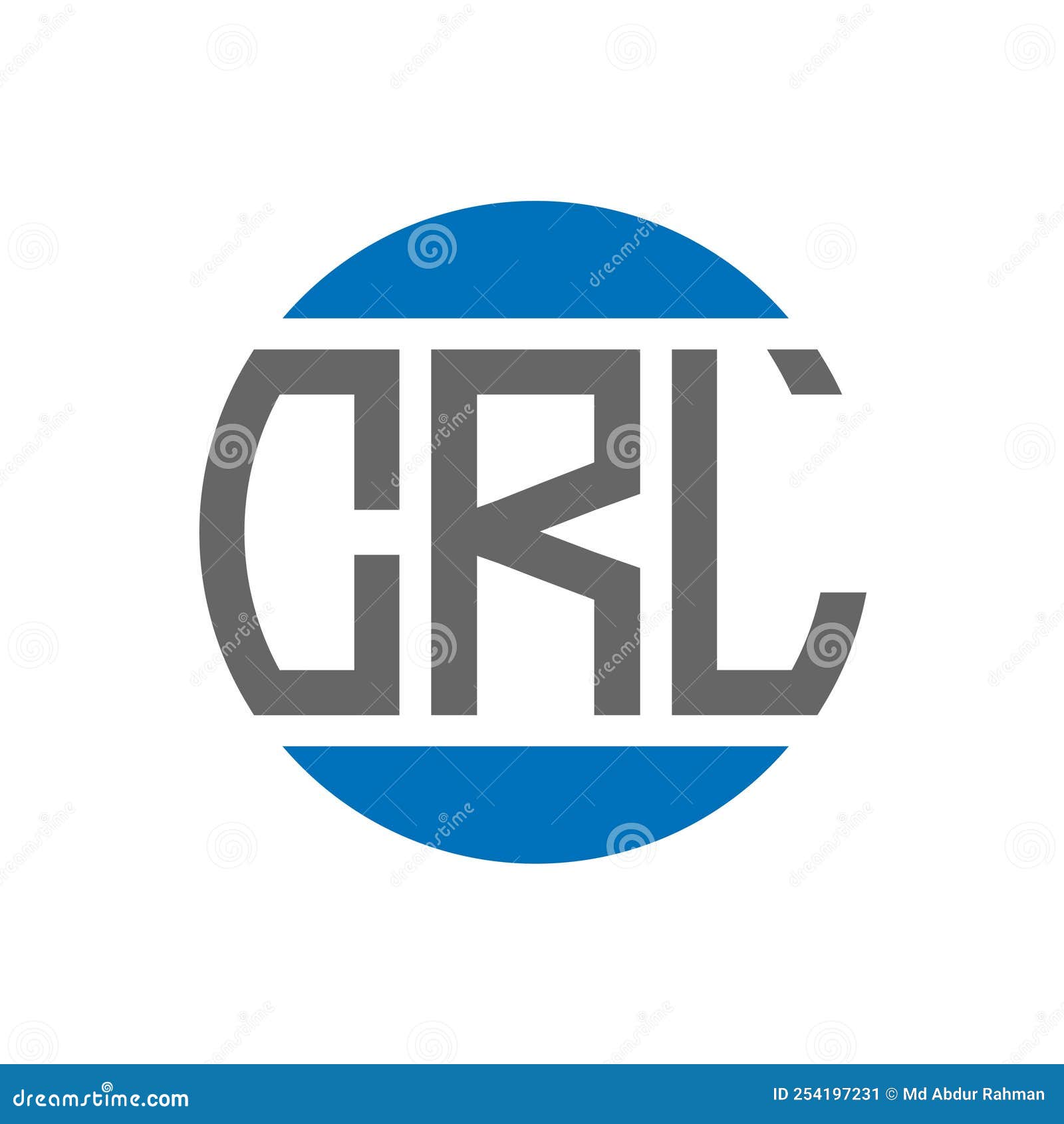 CRL Letter Logo Design on White Background. CRL Creative Initials ...