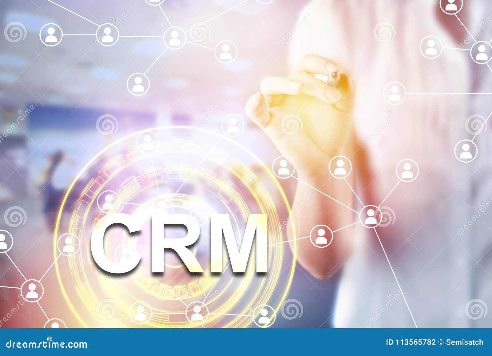 CRM Conceito Do Gerenciamento De Relacionamento Com O Cliente Foto de ...