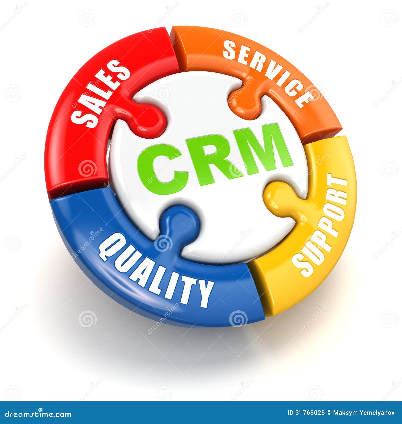 CRM. Conceito Do Mercado Do Relacionamento Do Cliente. Ilustração Stock ...
