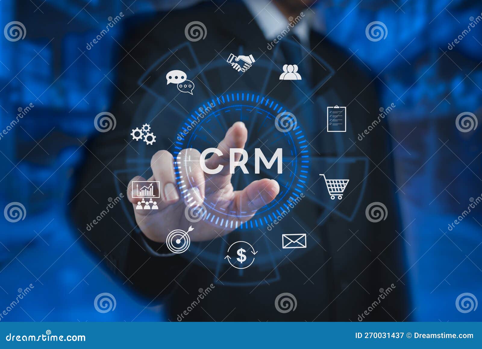 CRM Customer Relationship Management Business Internet Technology on ...