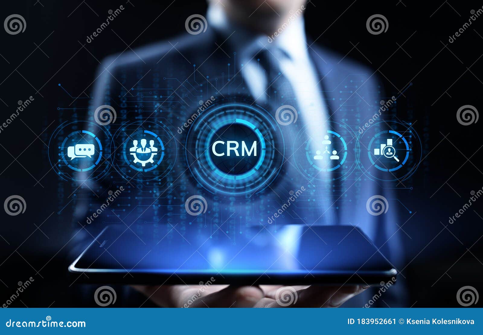 CRM - Customer Relationship Management. Enterprise Communication and ...