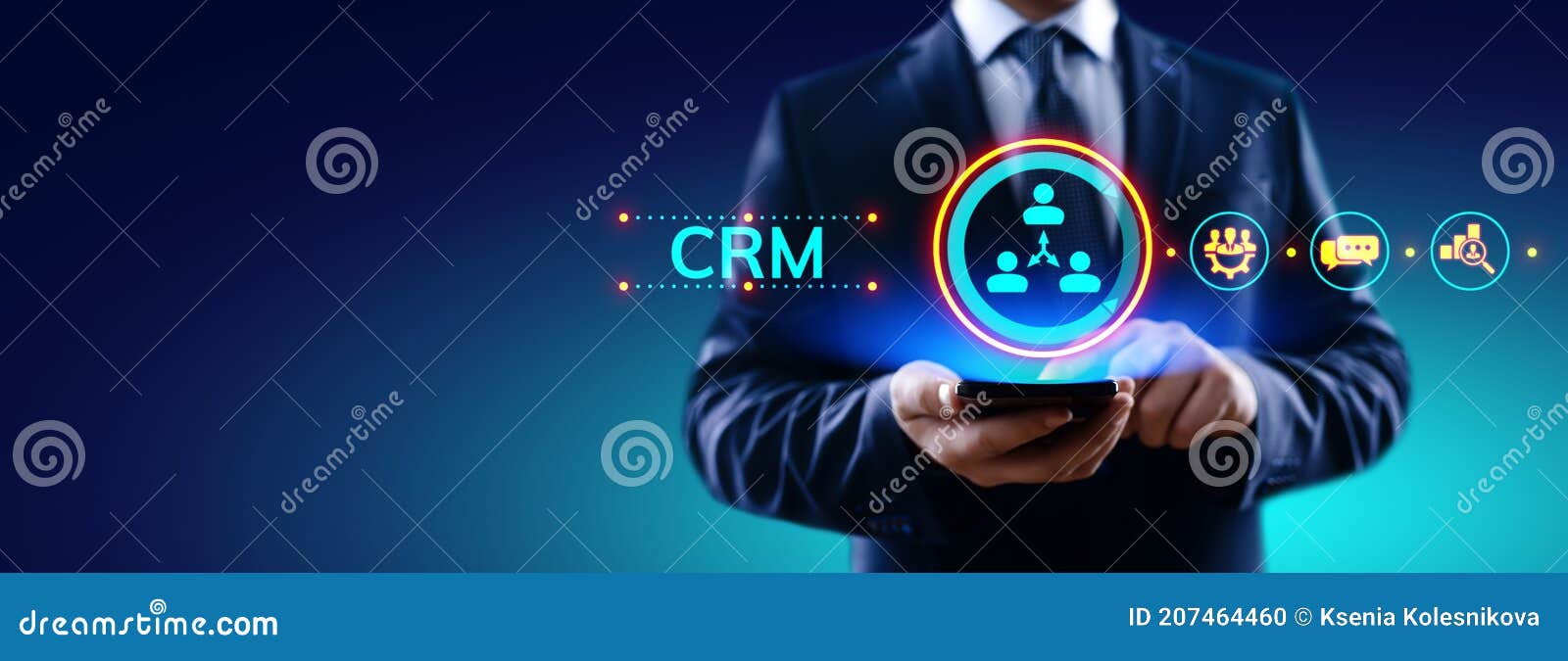 CRM - Customer Relationship Management. Enterprise Communication and ...