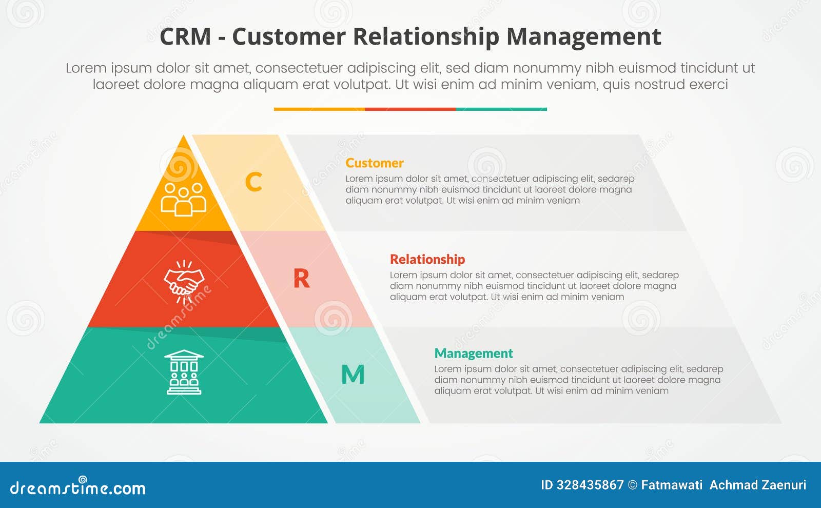 CRM Customer Relationship Management Infographic Concept for Slide ...