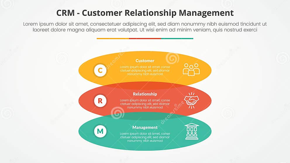 CRM Customer Relationship Management Infographic Concept for Slide ...
