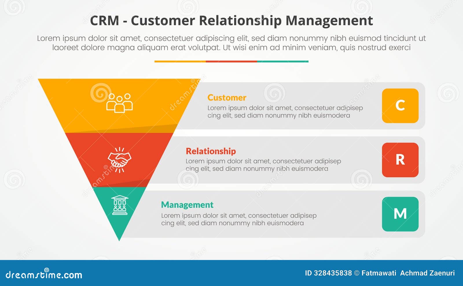 CRM Customer Relationship Management Infographic Concept for Slide ...