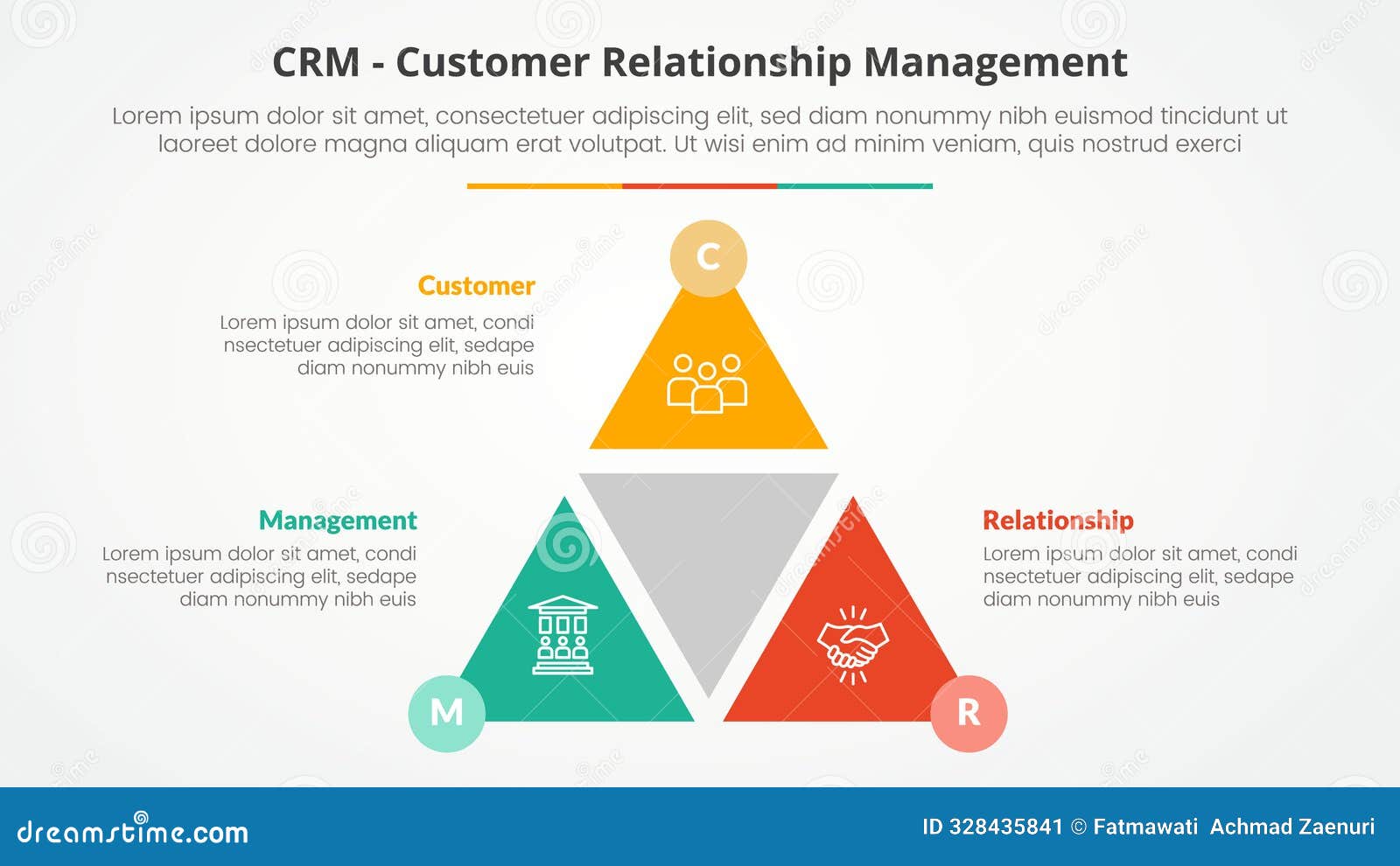 CRM Customer Relationship Management Infographic Concept for Slide ...