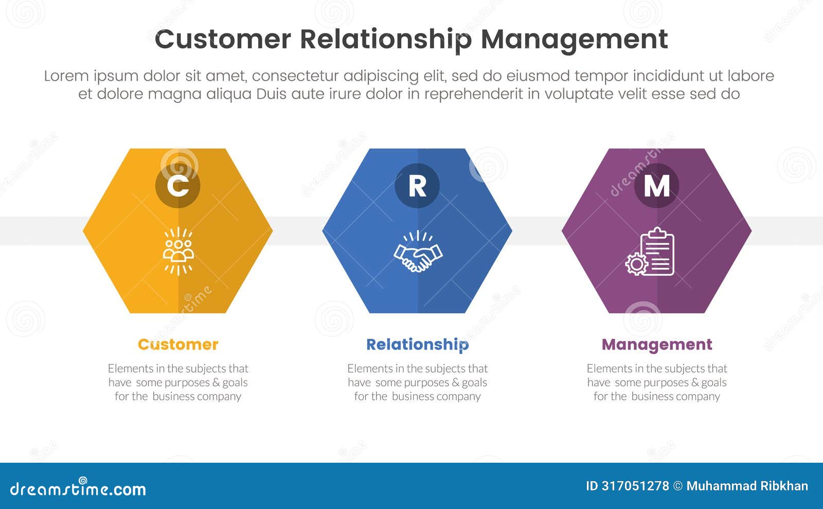 CRM Customer Relationship Management Infographic 3 Point Stage Template ...