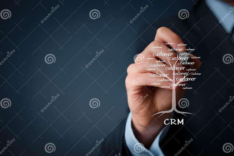 CRM and customers stock photo. Image of customer, database - 52292386