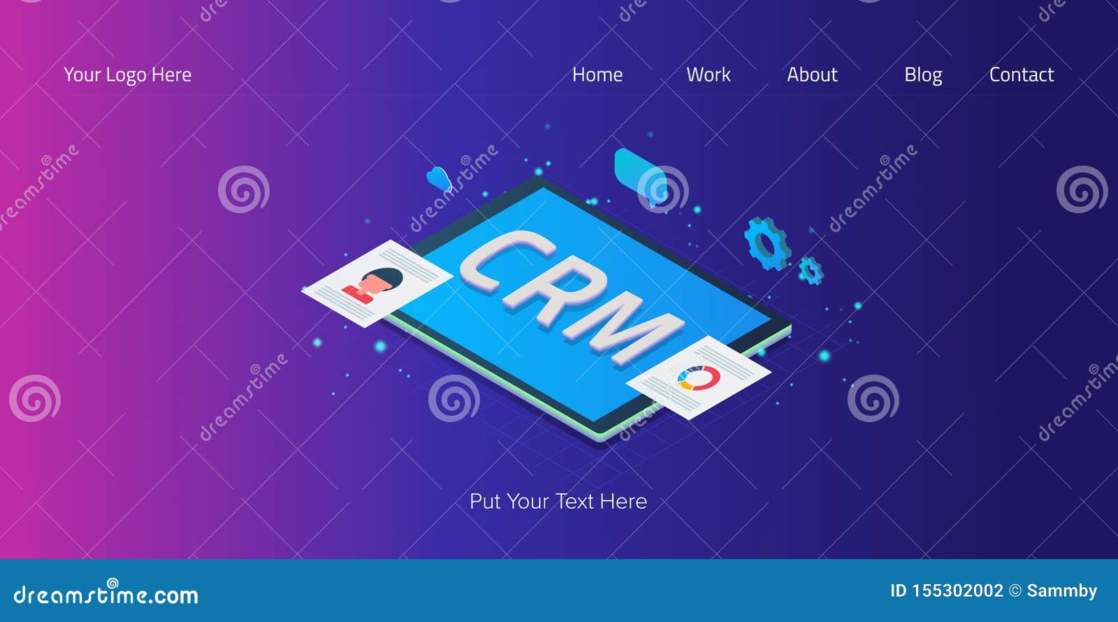 Crm 3d Style Illustration, Customer Relationship Management, Customer ...