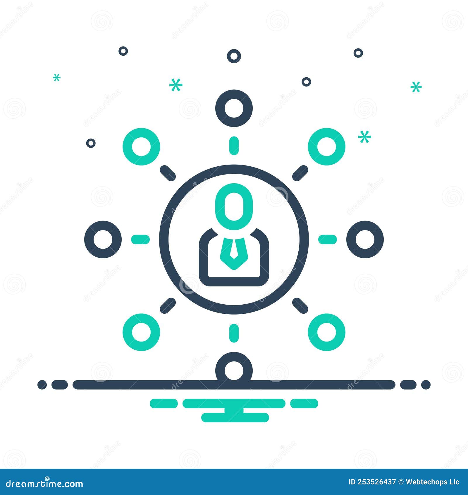Mix Icon for Crm, Management and Software Stock Vector - Illustration ...